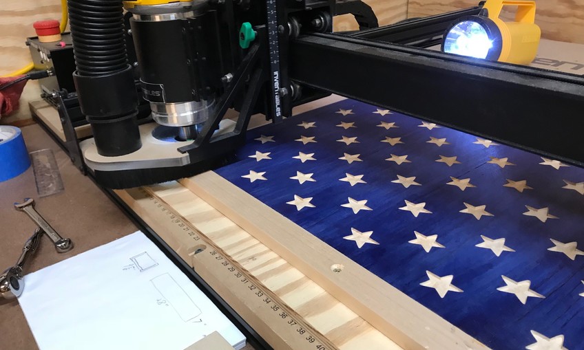 American Flag "Star Field" Project | Inventables