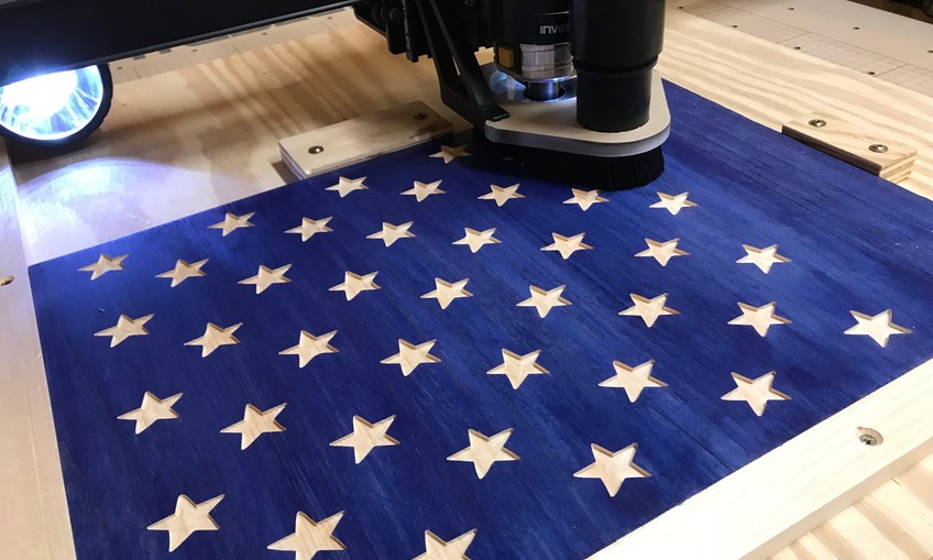 American Flag "Star Field" Project | Inventables
