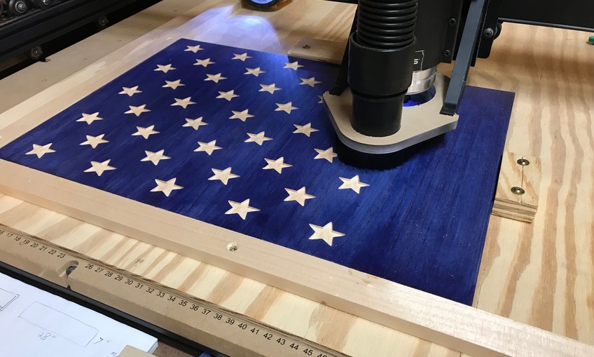 American Flag "Star Field" Project | Inventables