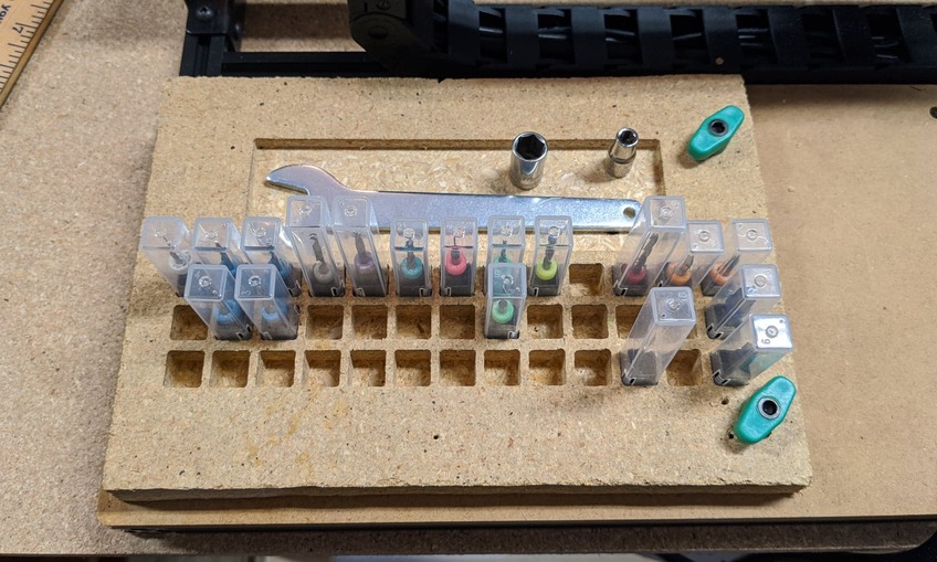 simple wrench and bit board | Inventables