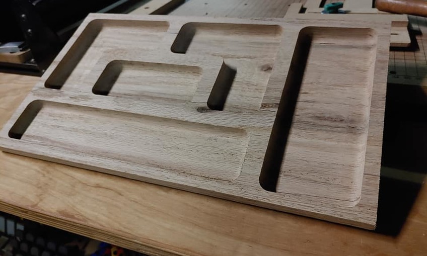 Serving Tray with Compartments | Inventables