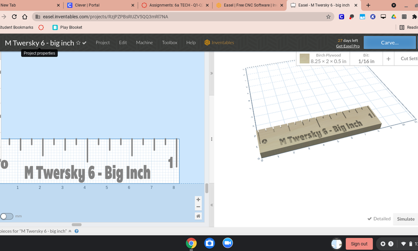 M Twersky 6 - big inch | Inventables