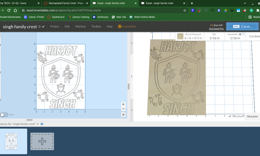 singh family crest | Inventables