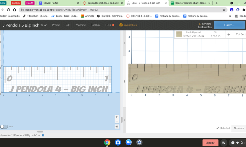 J Pendola 5 Big Inch | Inventables