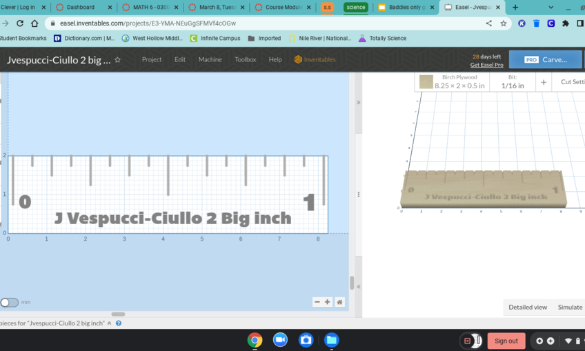 Jvespucci-Ciullo 2 big inch | Inventables