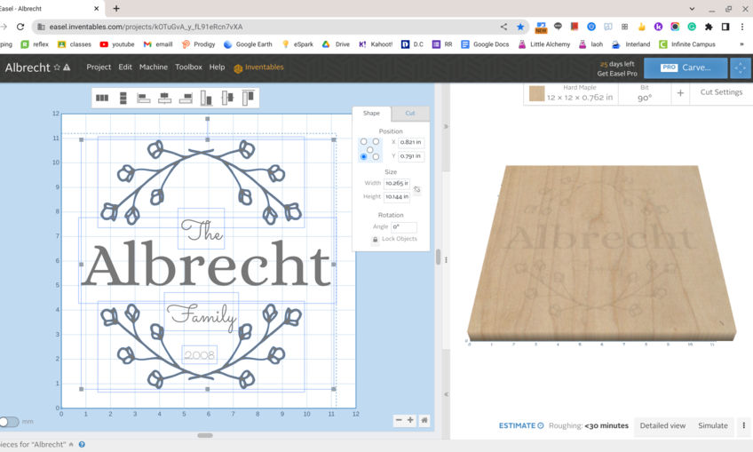Family Sign | Inventables