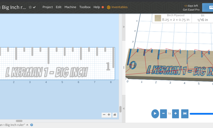LKerman 1 Big Inch ruler | Inventables