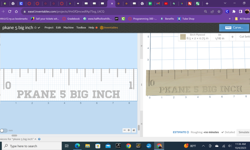 pkane 5 big inch | Inventables