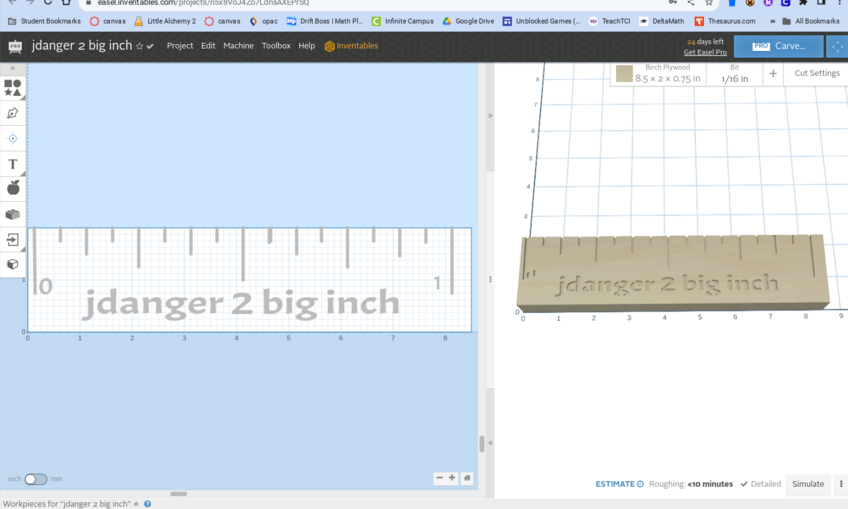 jdanger 2 big inch | Inventables