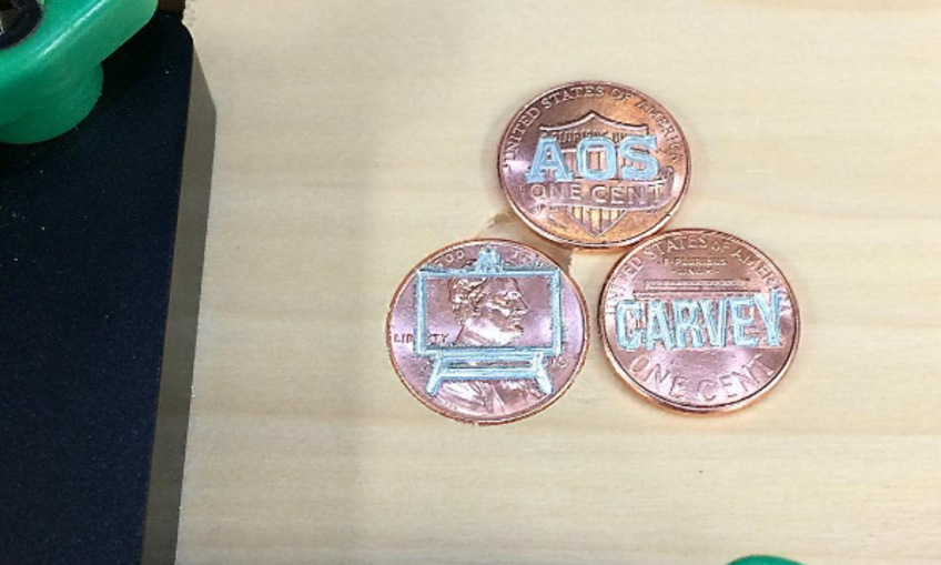 Penny Engraving Jig | Inventables